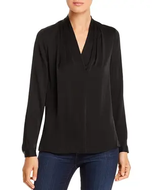 Silk Blend Blouse Blouses