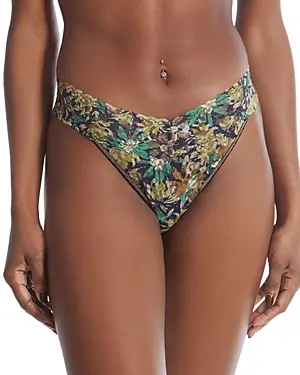 Hanky Panky Signature Lace Original Rise Thong Camo Garden