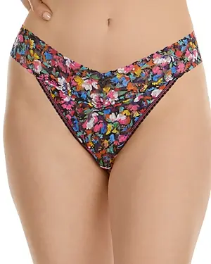 Hanky Panky Signature Lace Original Rise Thong Confetti Floral