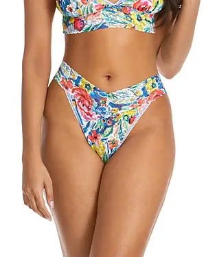 Hanky Panky Signature Lace Original Rise Thong Floral Print