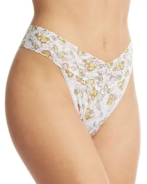 Hanky Panky Signature Lace Original Rise Thong Forever Gold