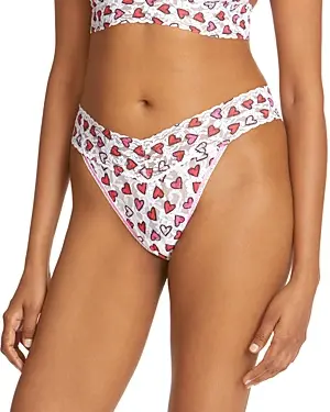 Hanky Panky Signature Lace Original Rise Thong Heartbeat