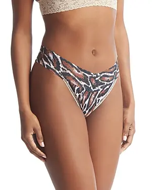 Hanky Panky Signature Lace Original Rise Thong Natural Rh