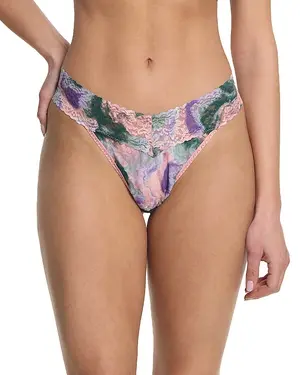 Hanky Panky Signature Lace Original Rise Thong Painter