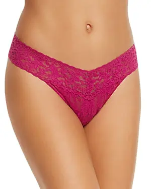 Hanky Panky Signature Lace Original Rise Thong Pink Quartz
