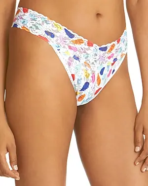 Hanky Panky Signature Lace Original Rise Thong Playful Expression