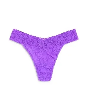 Hanky Panky Signature Lace Original Rise Thong Vivid Violet
