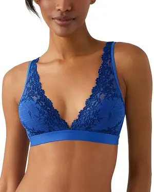 Wacoal WACOAL Embrace Lace Convertible Soft Cup Wireless Bra Beaucoup Blue