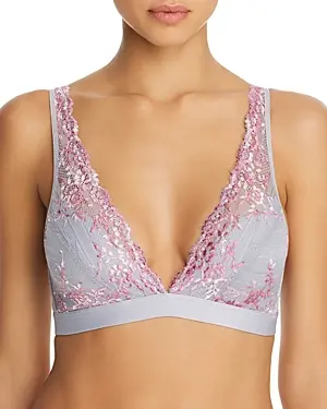 Wacoal WACOAL Embrace Lace Convertible Soft Cup Wireless Bra Lilac Gray