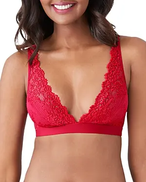 Wacoal WACOAL Embrace Lace Convertible Soft Cup Wireless Bra Persian Red