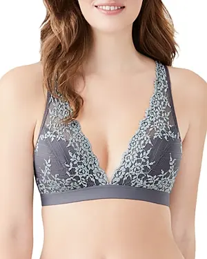 Wacoal WACOAL Embrace Lace Convertible Soft Cup Wireless Bra Quiet Shade/ether