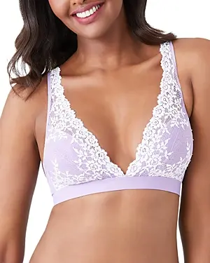 Wacoal WACOAL Embrace Lace Convertible Soft Cup Wireless Bra Rhapsody/white Alyssum