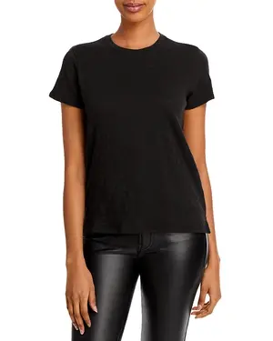 ATM Anthony Thomas Melillo Schoolboy Crewneck Tee - Black