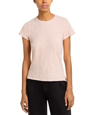 ATM Anthony Thomas Melillo Schoolboy Crewneck Tee - Faded Rose