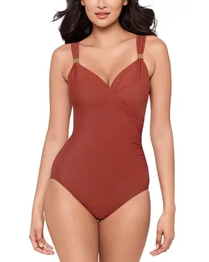 Miraclesuit Razzle Dazzle Siren One-piece Swimsuit - Terra