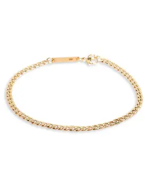Zoe Chicco 14k Yellow Curb Link Bracelet - Gold