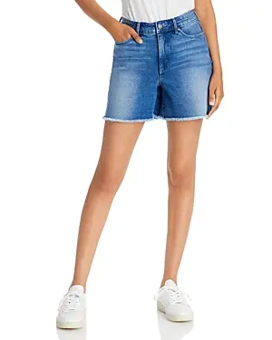 NYDJ High Rise Denim A Line Shorts
