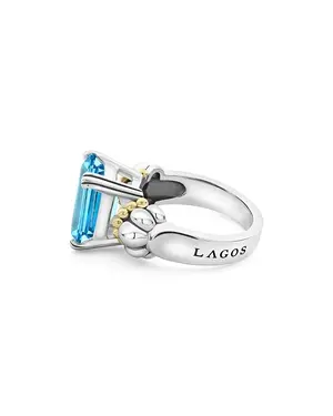 Lagos Glacier Topaz Ring - Blue