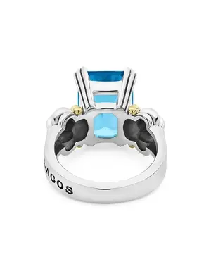 Lagos Glacier Topaz Ring - Blue