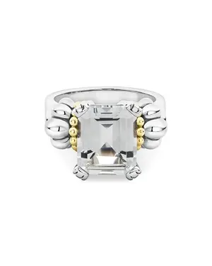 Lagos Glacier Topaz Ring - White