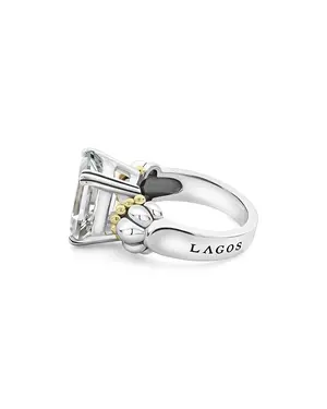 Lagos Glacier Topaz Ring - White