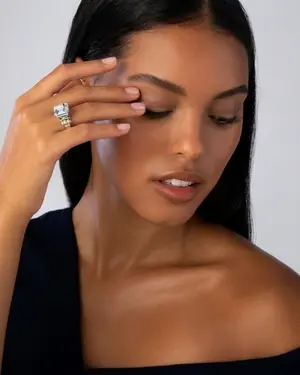 Lagos Glacier Topaz Ring - White