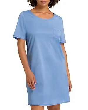 Hanro Cotton Deluxe Sleepshirt Azurine