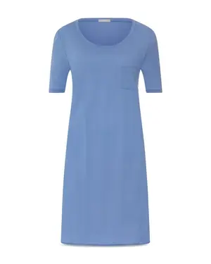 Hanro Cotton Deluxe Sleepshirt - Bluebird