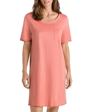 Hanro Cotton Deluxe Sleepshirt Carnation