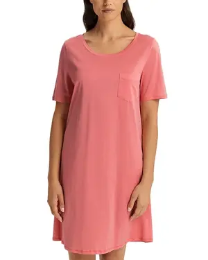 Hanro Cotton Deluxe Sleepshirt Lantana