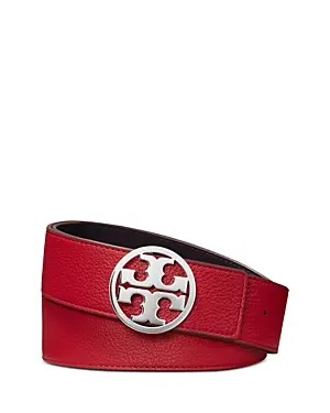 Tory Burch Reversible Logo Belt Tory Red/navy