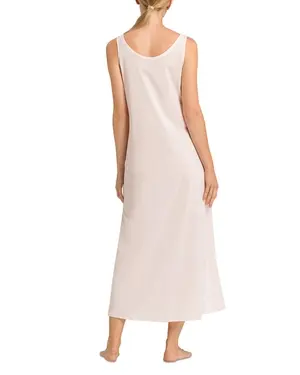 Hanro Cotton Deluxe Tank Nightgown - Crystal Pink
