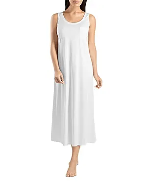 Hanro Cotton Deluxe Tank Nightgown White