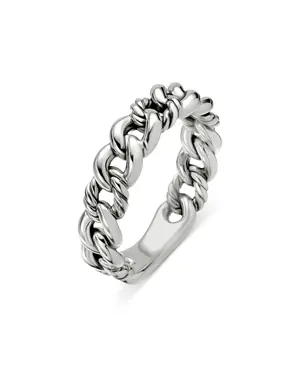 David Yurman Belmont Curb Link Ring - Silver