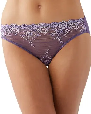 Wacoal Embrace Lace Bikini Grape Compote Multi