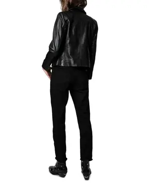 Zadig&Voltaire Liam Leather Jacket - Black