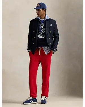 Polo Ralph Lauren Fleece Classic Fit Drawstring Pants - Rl Red