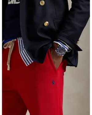 Polo Ralph Lauren Fleece Classic Fit Drawstring Pants - Rl Red