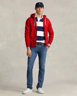 Polo Ralph Lauren Classic Full-zip Hoodie - Rl Red