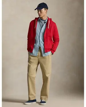 Polo Ralph Lauren Classic Full-zip Hoodie - Rl Red