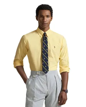 Polo Ralph Lauren Polo Ralph Lauren Classic Fit Long Sleeve Oxford Shirt Yellow