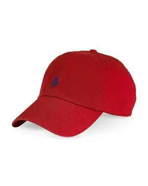 Polo Ralph Lauren Pony Chino Baseball Cap - Flame Red