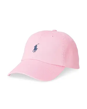 Polo Ralph Lauren Pony Chino Baseball Cap Pink