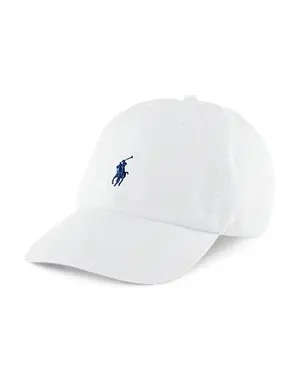 Polo Ralph Lauren Pony Chino Baseball Cap - White
