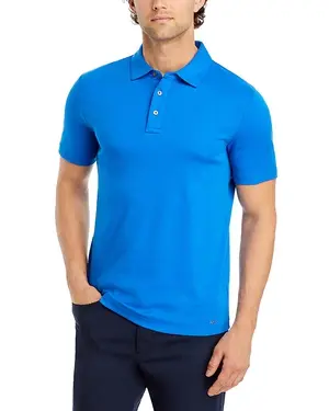 Michael Kors Sleek Slim Fit Polo Shirt Grecian Blue
