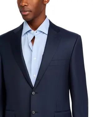 Canali Siena Sharkskin Classic Fit Suit