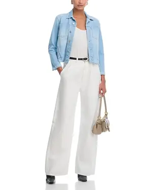 L'Agence Janelle Slim-fit Denim Jacket - Bayridge