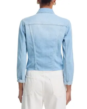 L'Agence Janelle Slim-fit Denim Jacket - Bayridge