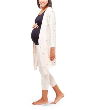 NOM MATERNITY Second Skin Maternity Robe