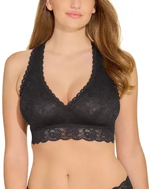 Cosabella Never Say Never Curvy Racerback Bralette - Black
